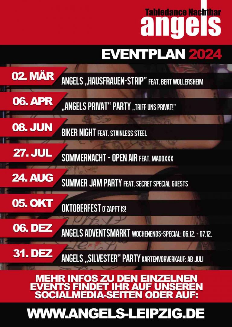 EVENTS – ANGELS TABLEDANCE LEIPZIG